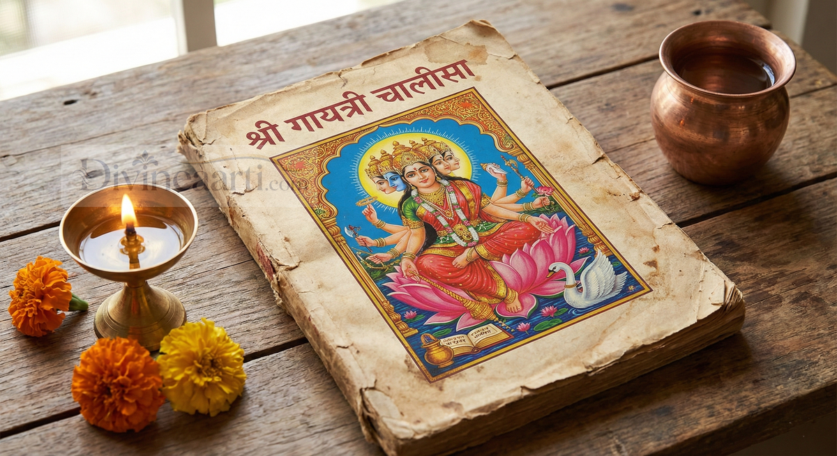श्री गायत्री चालीसा | Shri Gayatri Chalisa Lyrics In Hindi and English